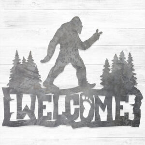 Bigfoot Welcome Sign - Leavenworth Metal Company